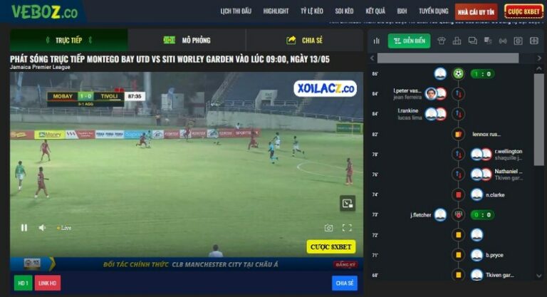 Lịch thi đấu bóng đá mới nhất chỉ có tại Vebo TV – Trực tiếp